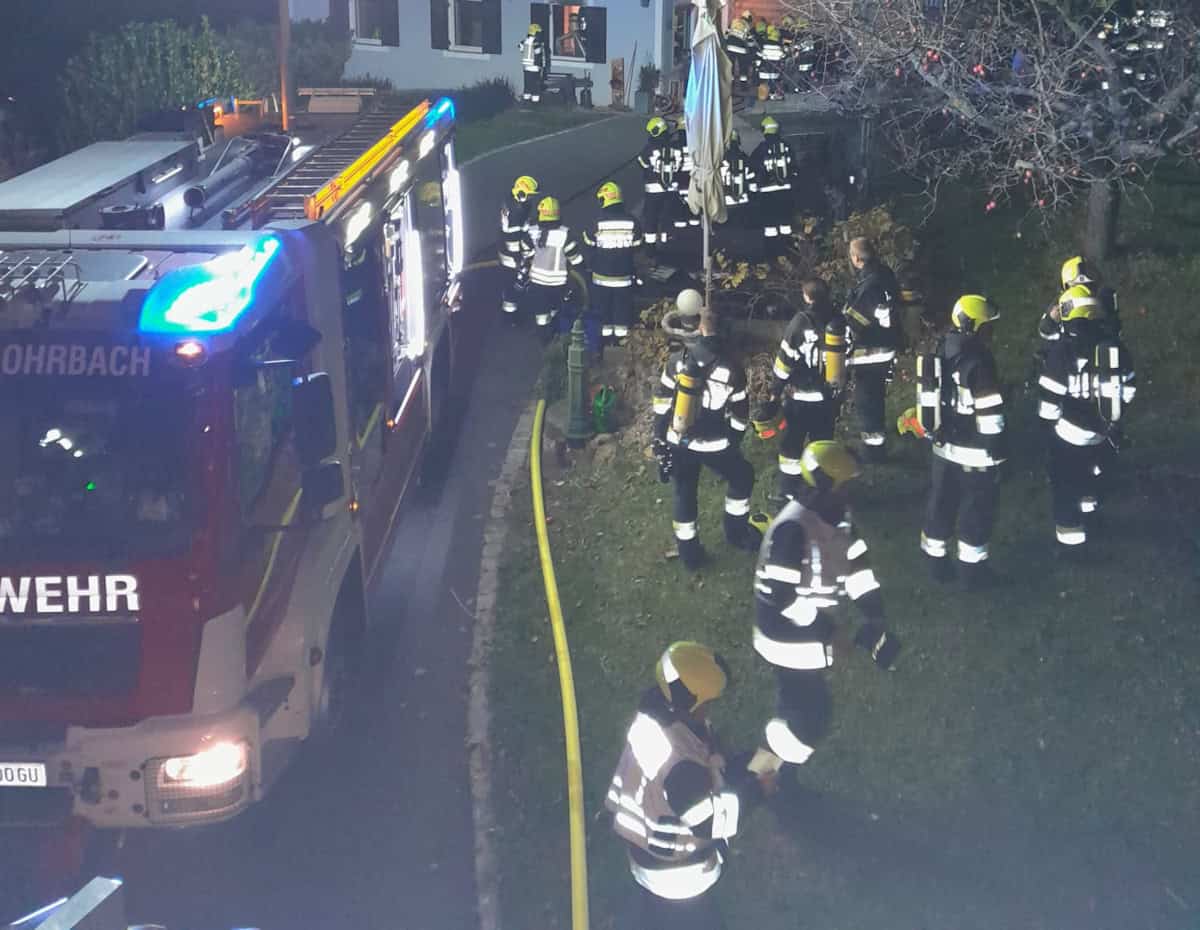 09.11.2025 - Zimmerbrand | Feuerwehr St. Oswald b. Plankenwarth